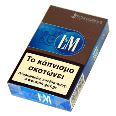 Cigarillos L&M BLUE LABEL Filter 12 - € 1,47 : MonteCristo, Είδη ...